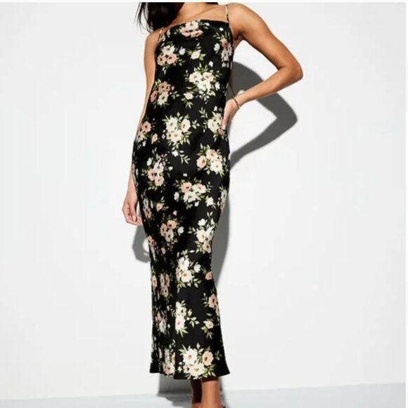 Old Navy | Dresses | Nwt Satin Cowl Maxi Dress | Poshmark